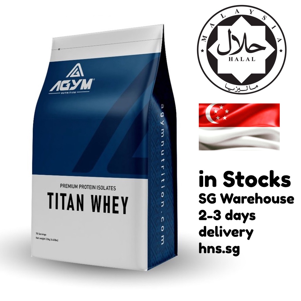 Authentic Agym Nutrition Titan Whey Protein Singapore | Shopee Singapore