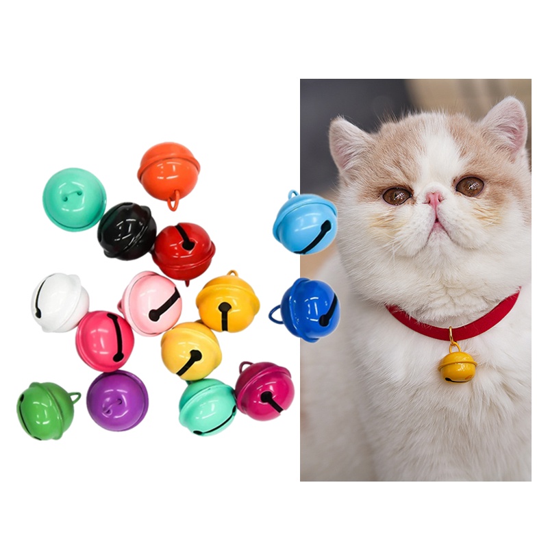 22mm Pet Bell Cat Dog Collar Bell Candy Colors Bell DIY Bag Keychain ...