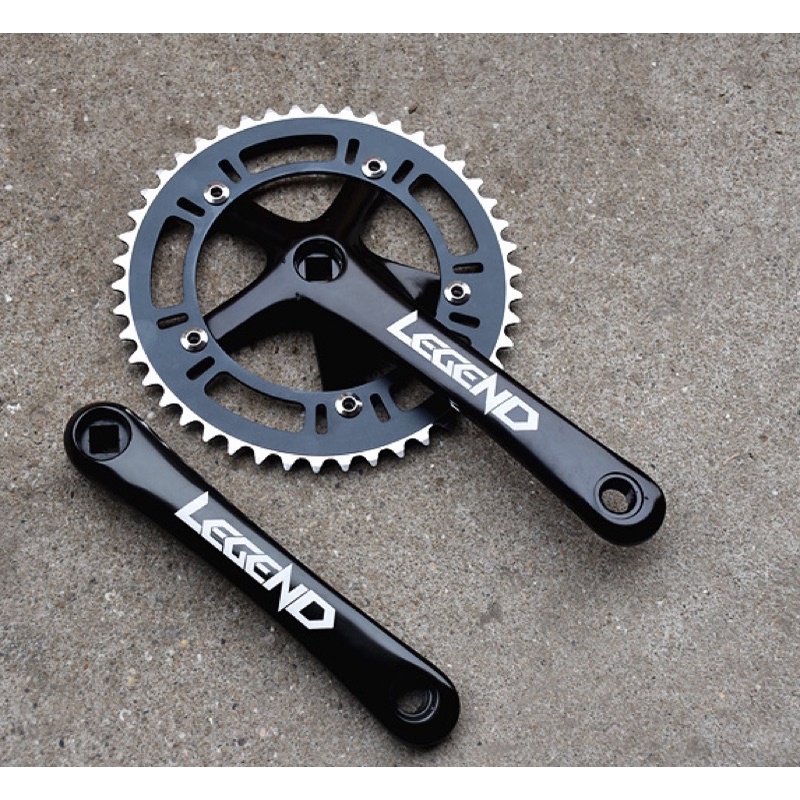 Fixed gear legend aluminum alloy crankset dead chainwheel-46T | Shopee Singapore