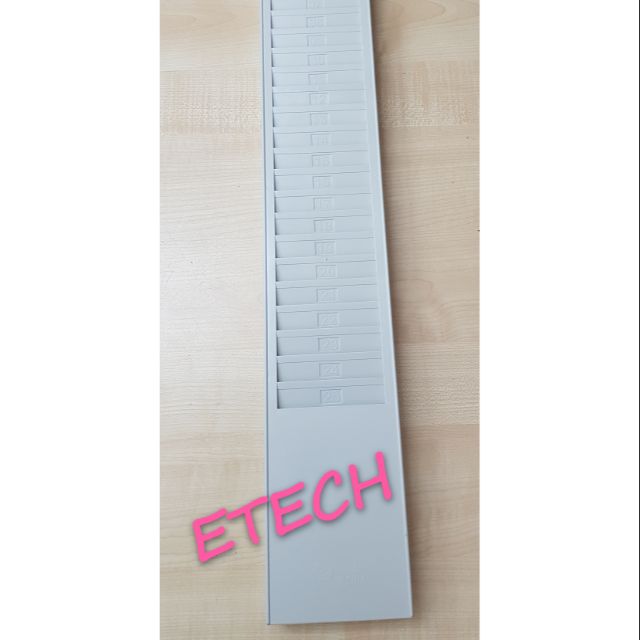 25 Column/25 Slot Plastic Punch Card Rack/Punch Card Holder/Rak Kad ...