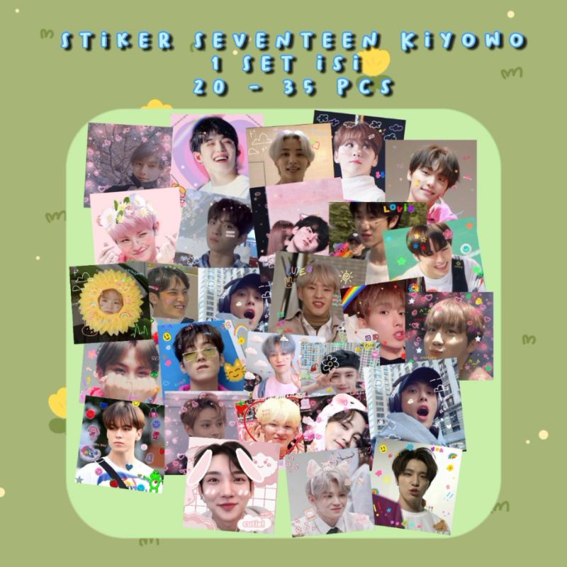 Seventeen Cute Stickers [Contains 20 - 35 pcs] / SEVENTEEN Kiyowo ...