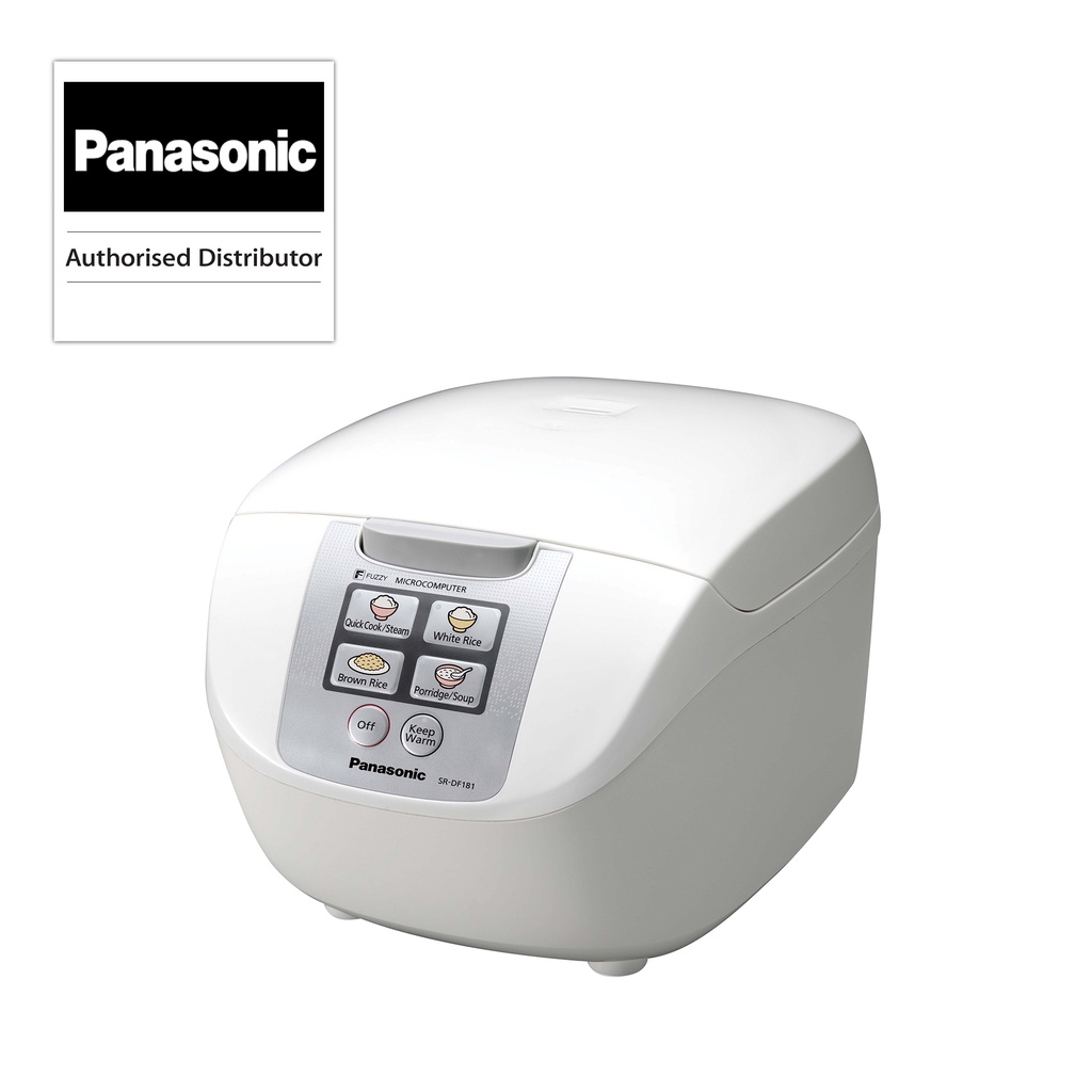 Panasonic 1.8L Micro-Computer Rice Cooker - SR-DF181WSH | Shopee Singapore