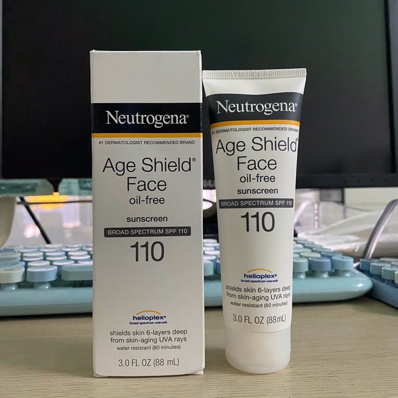 Neutrogena Age Shield Face Oil-free Sunscreen SPF110 (88ml) | Shopee ...
