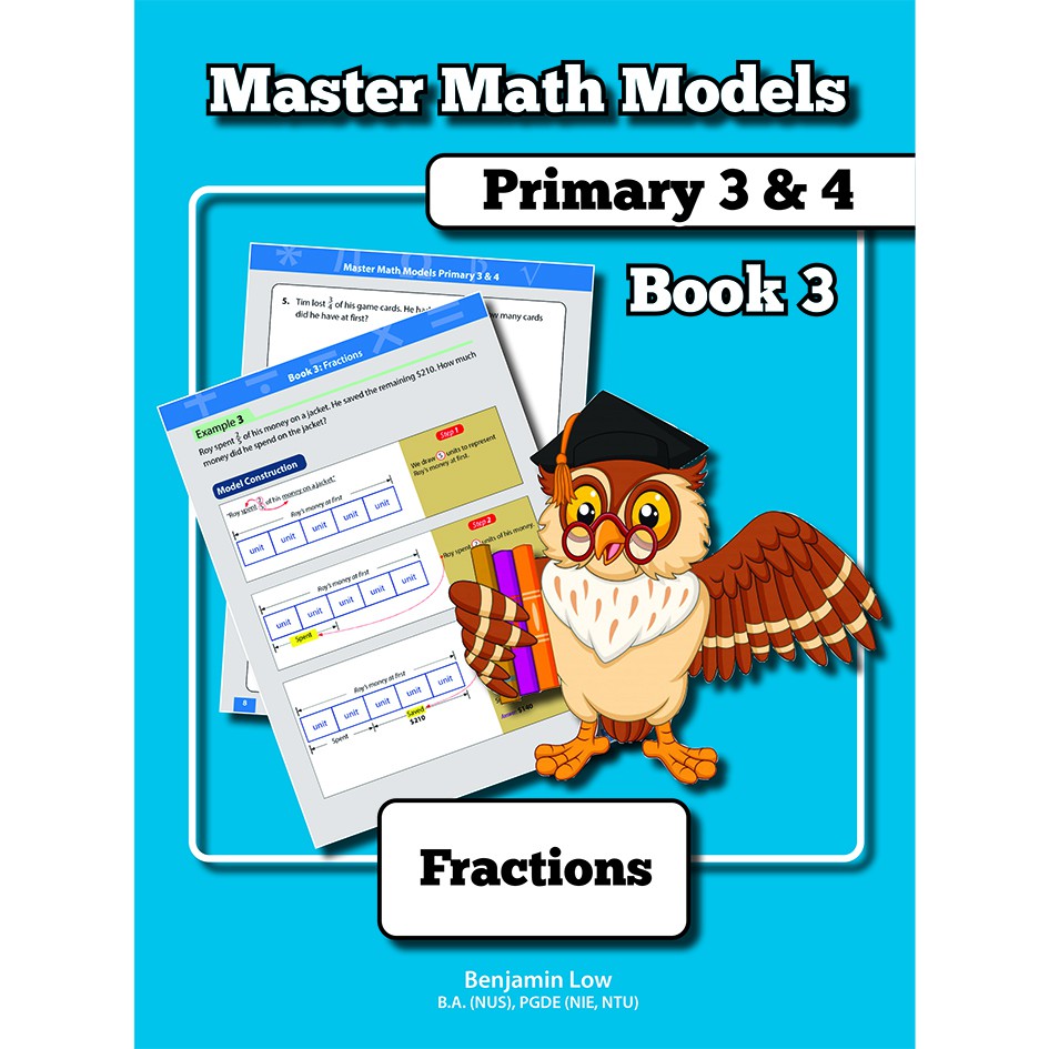 Master Math Models Primary 3 & 4 Book 3 – Fractions | Singapore ...