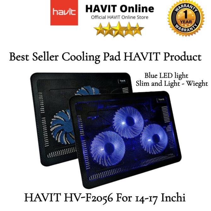 Havit Cooling Pad Laptop Hv-F2056 3Fans- 17'''- Black | Shopee Singapore