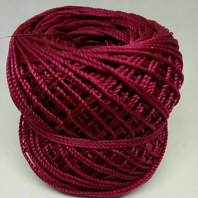 MERAH Maroon Nylon Knitting Yarn 532 (100 grams) | Shopee Singapore