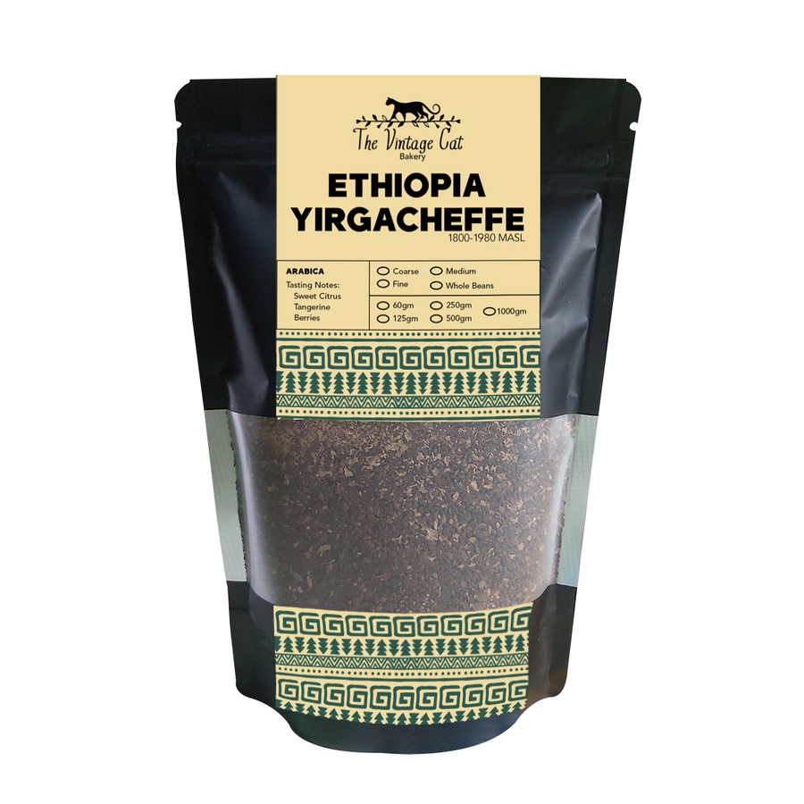 ETHIOPIA YIRGACHEFFE Premium Grade Specialty Coffee 100% Arabica ...