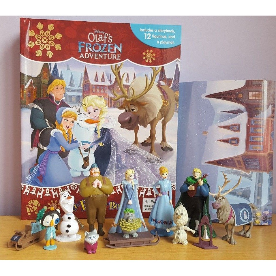BN: Disney Olaf's Frozen Adventure My Busy Book with 12 Figurines and ...