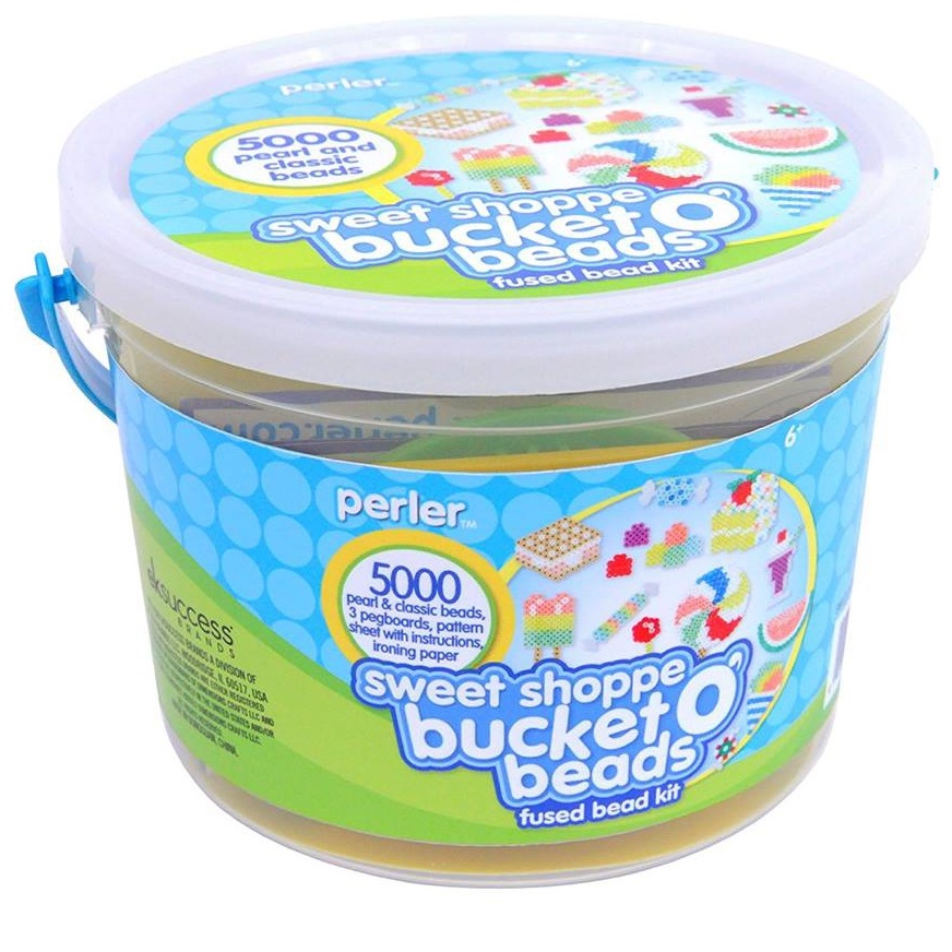 Perler Bucket O' Beads Fun Fusion Fuse Bead Craft Activity Kit Sweet ...