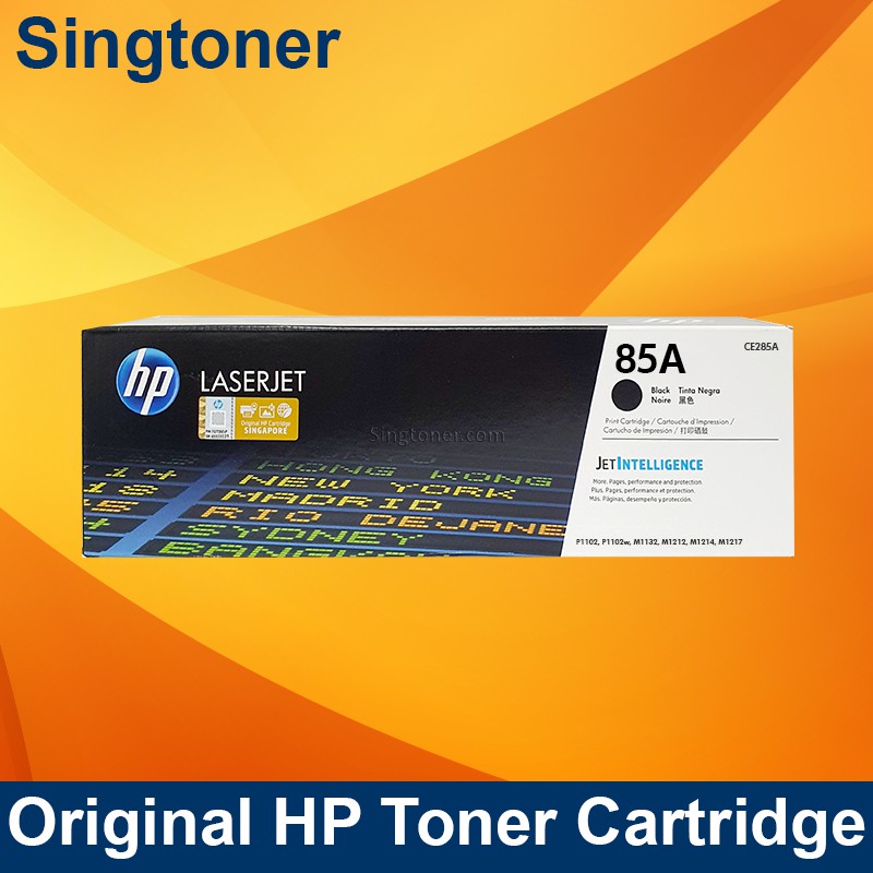 HP 85A CE285A Black Original LaserJet Toner Cartridge | Shopee Singapore