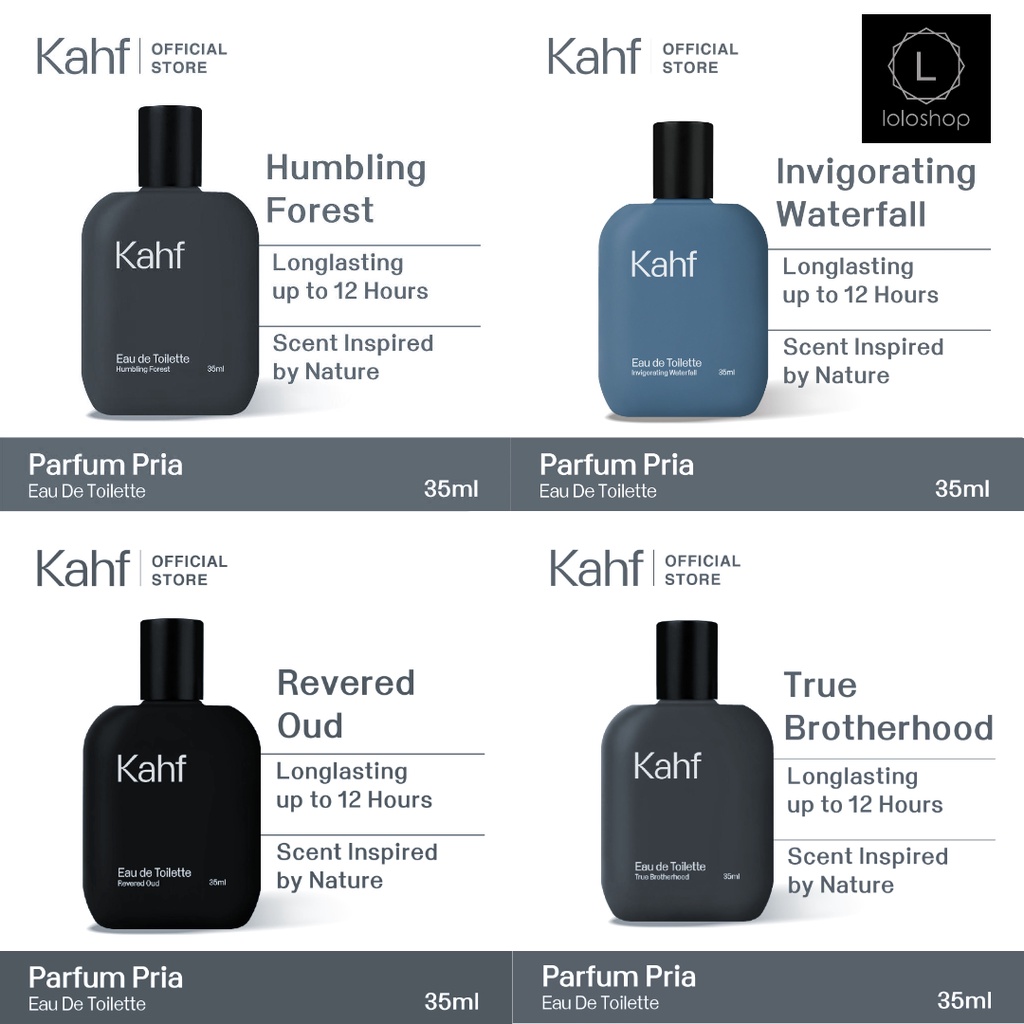 [SG INSTOCK] Original Kahf Perfume EDT, 4 Variations and scents ...