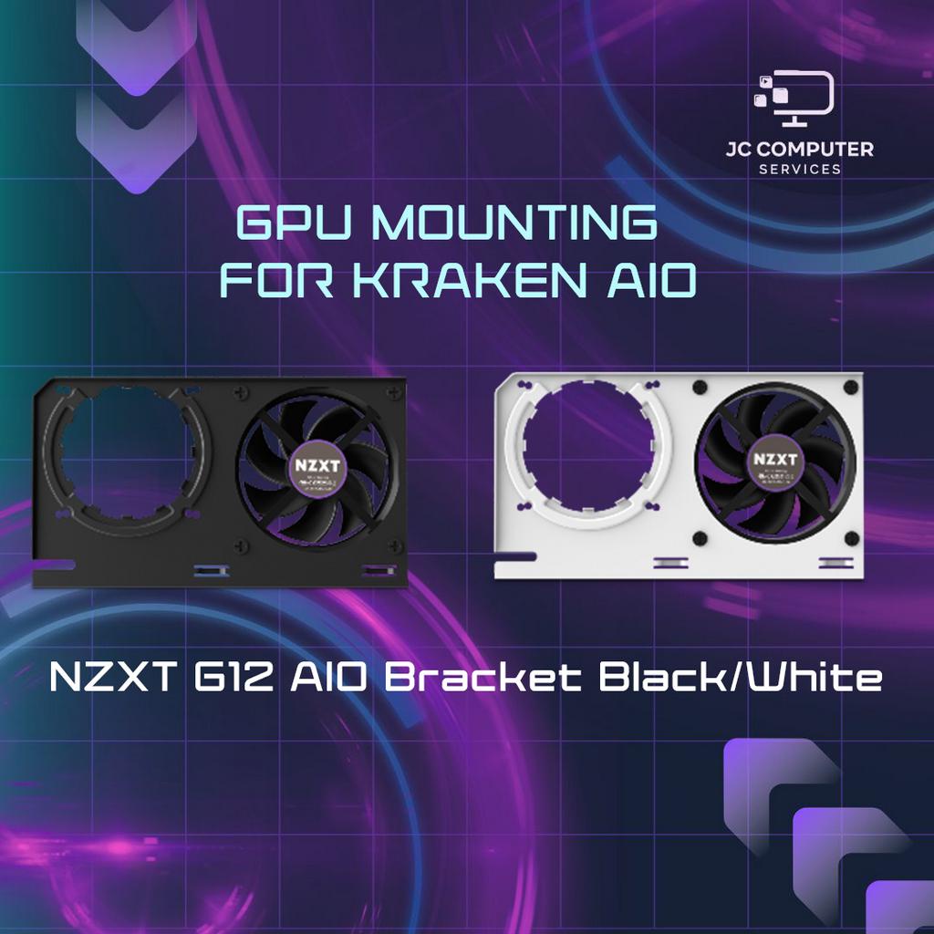 NZXT G12 AIO Bracket Black White | Shopee Singapore