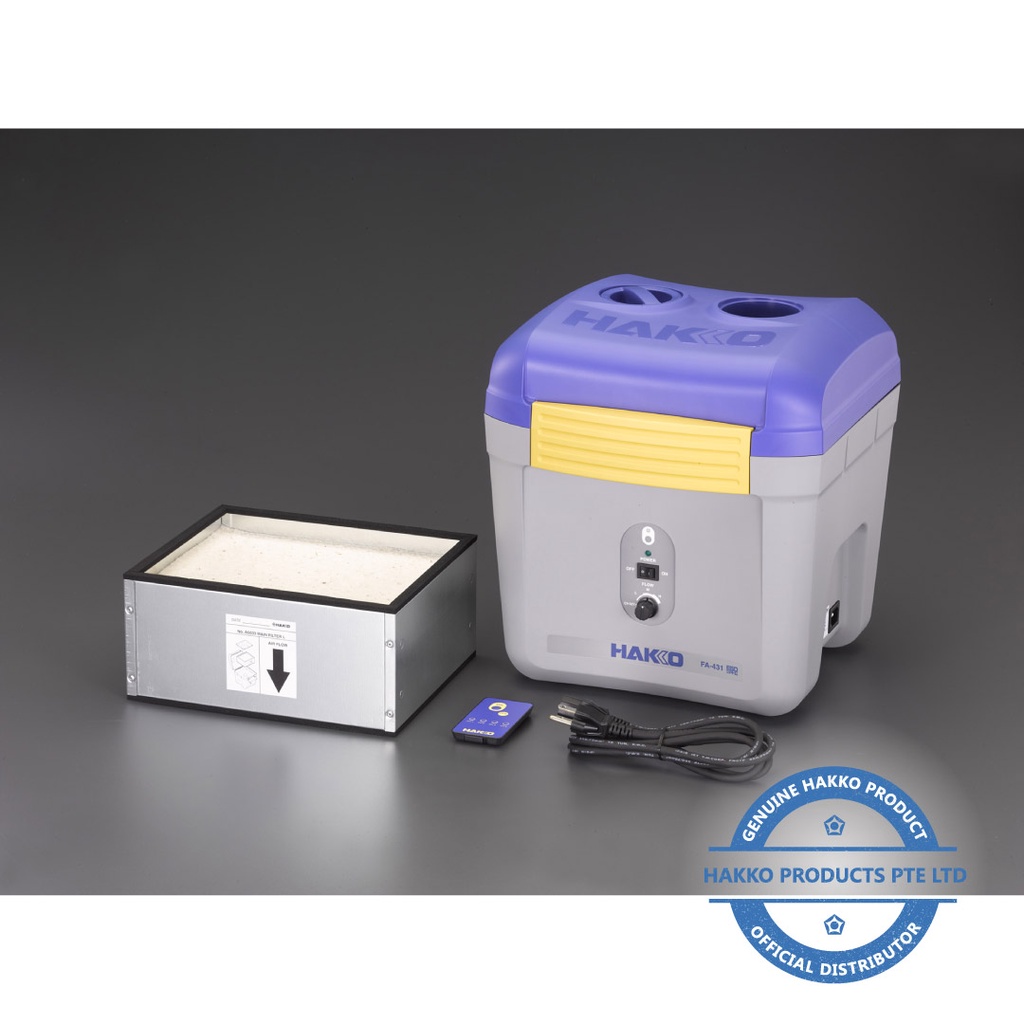 HAKKO FA431-16 Fume Extractor 230V |Fume Absorber Exhaust Fan for ...