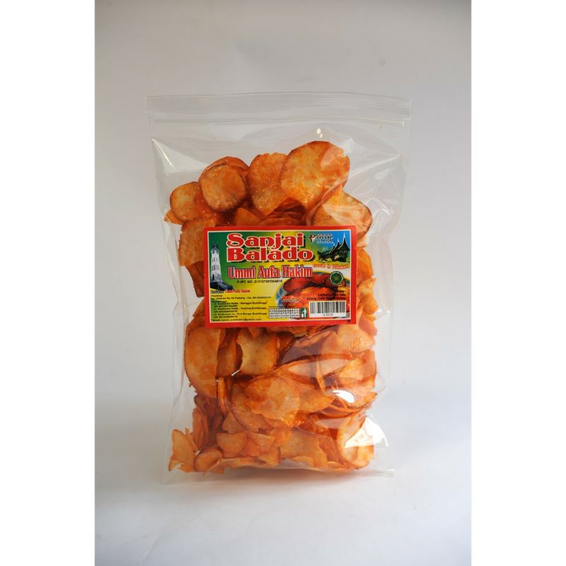 Cassava Chips BALADO DURIAN Chips, Original Crackers From BUKITTINGGI ...