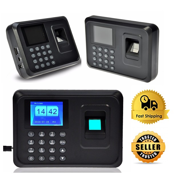 NEW FINGERPRINT ATTENDANCE THUMB PRINT PUNCHCARD Biomtric Fingerprint ...
