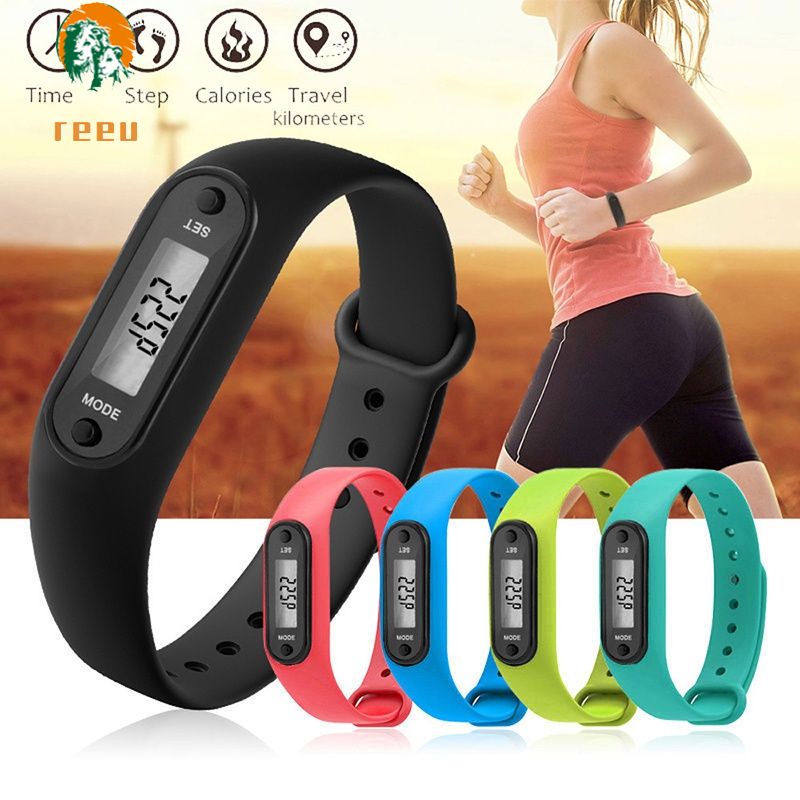 【ready stock】 Run Step Watch Bracelet Pedometer Calorie Counter Digital ...
