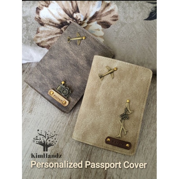 💯📣 Personalized/Customized Jeans Material Passport Cover | Shopee Singapore
