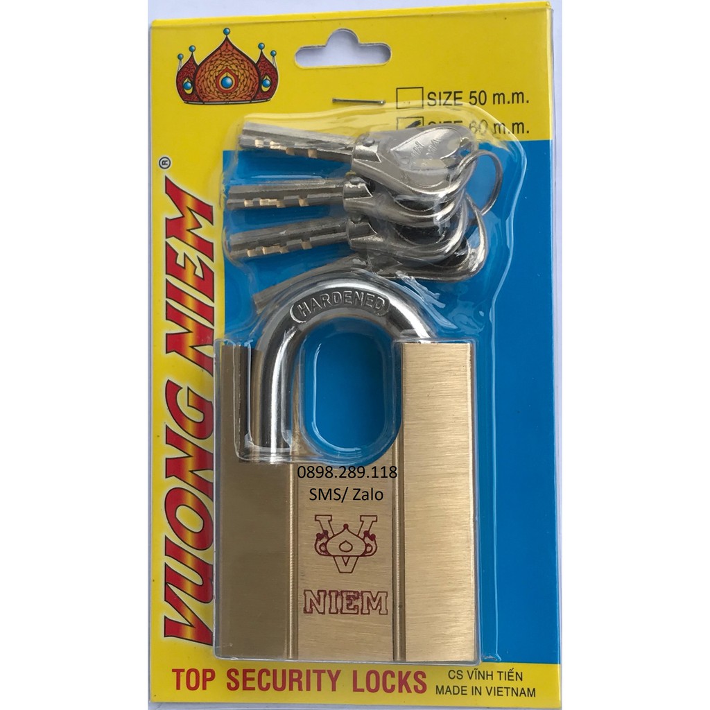 Vuong Niem solid copper anti-cut lock (Genuine) | Shopee Singapore