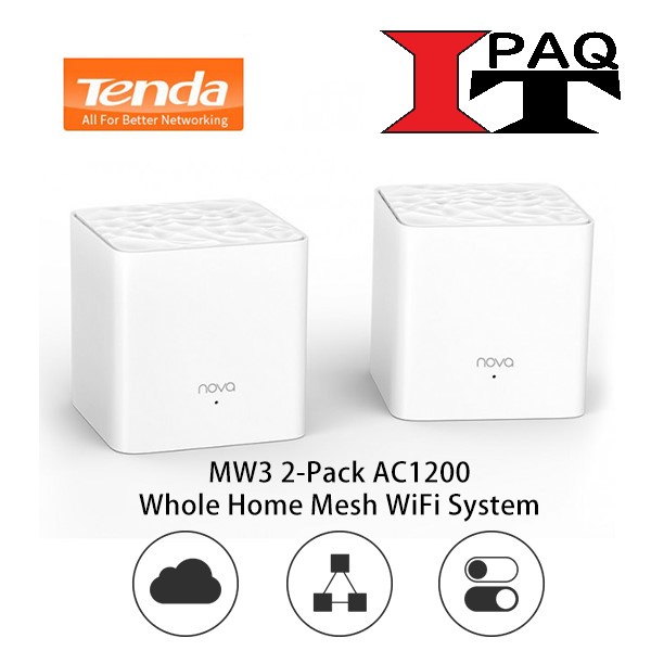 Tenda Nova MW3 2pack AC1200 Whole Home Mesh WiFi System ( Router ...