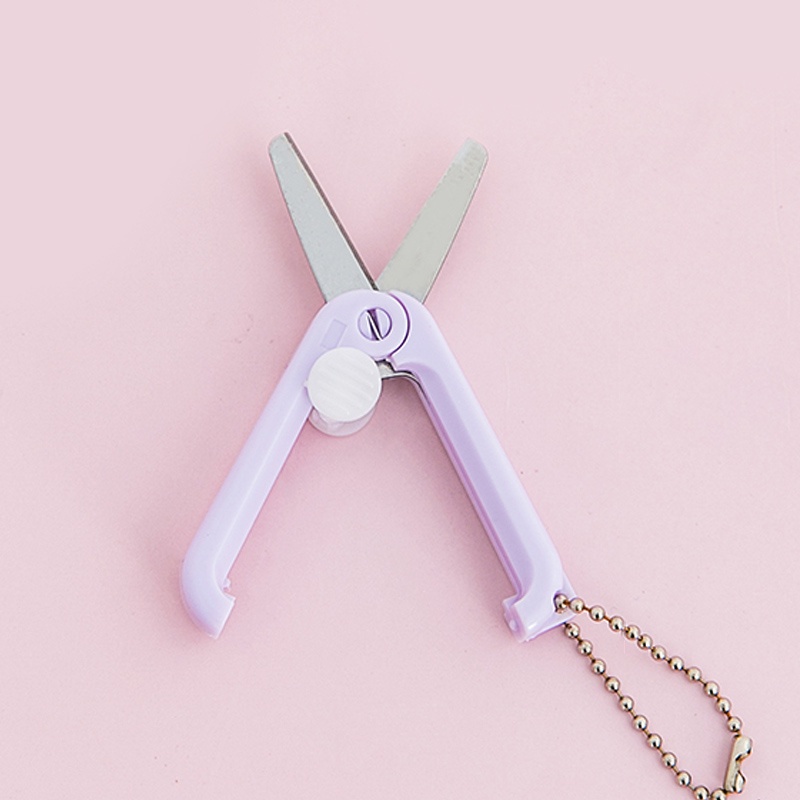 [Ready Stock] INS Morandi Color Mini Retractable Scissors Student ...