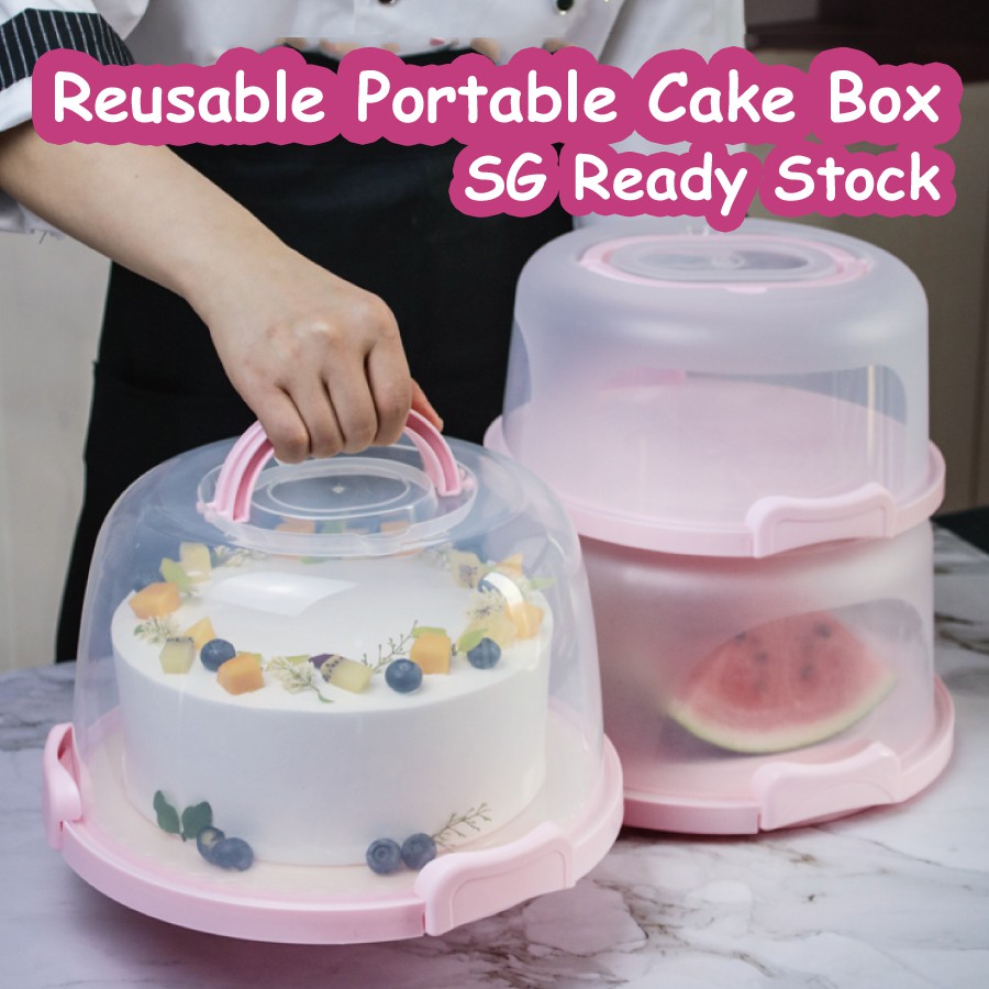 Art Living 6/8/10 Inch Portable Cake Carrier Cake Box Cake Container ...