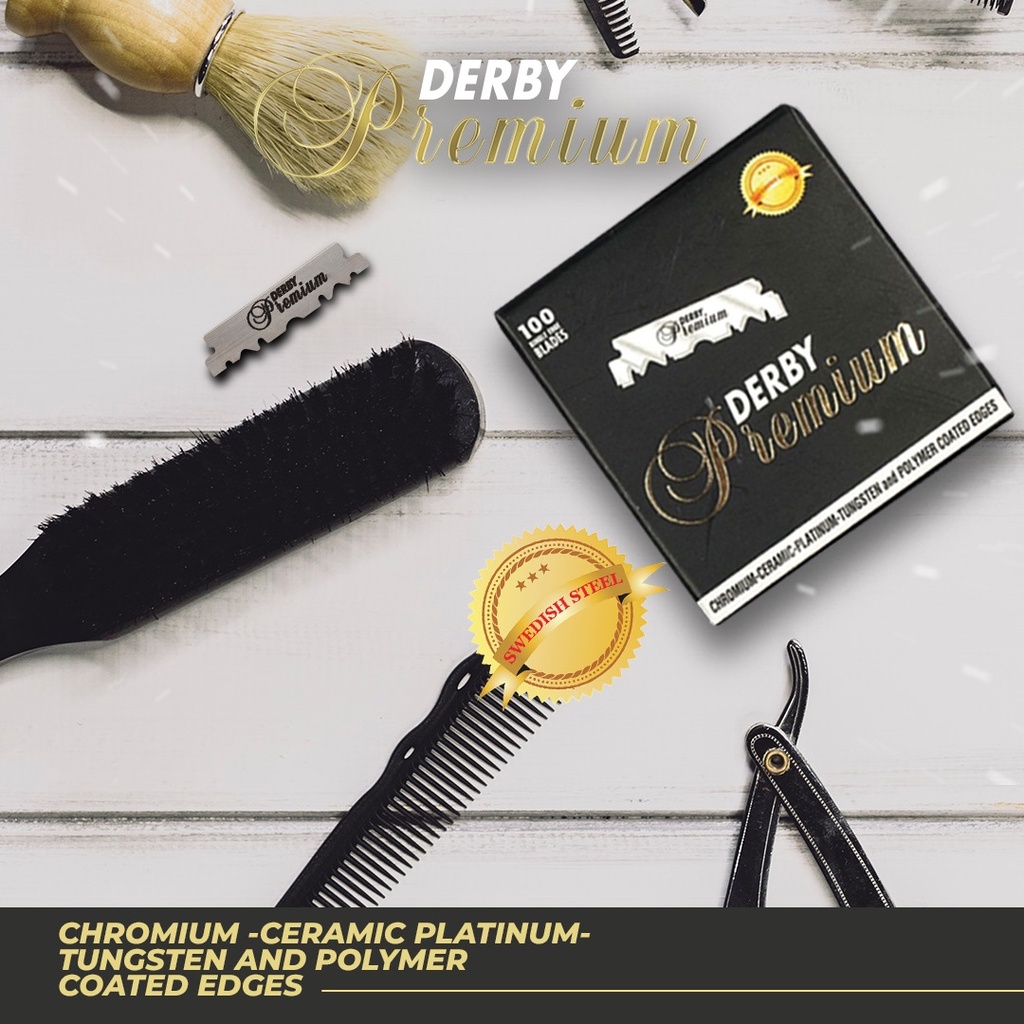 50 Blades of Derby Extra Platinum Stainless Double Edge Safety Razor ...