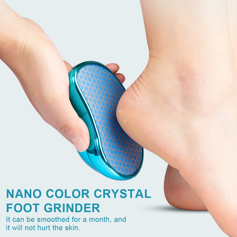 Nano Glass Foot Grinder Foot Skin Smoother Exfoliator De-skin Grinding ...