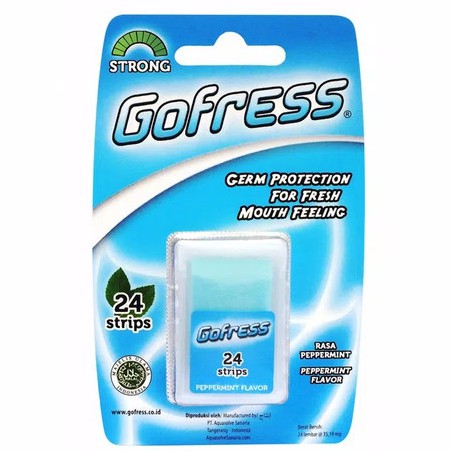 Go Fress Mint Strips (10x24g) | Shopee Singapore