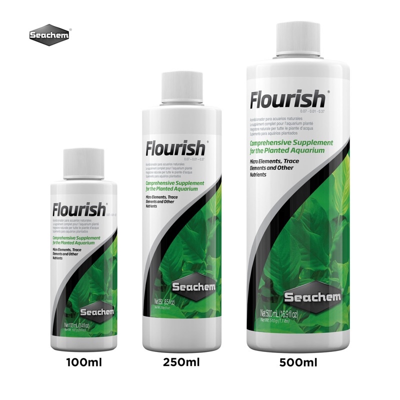 Seachem Flourish Aquatic Plant Fertilizer For Planted Tanks (100ml ...