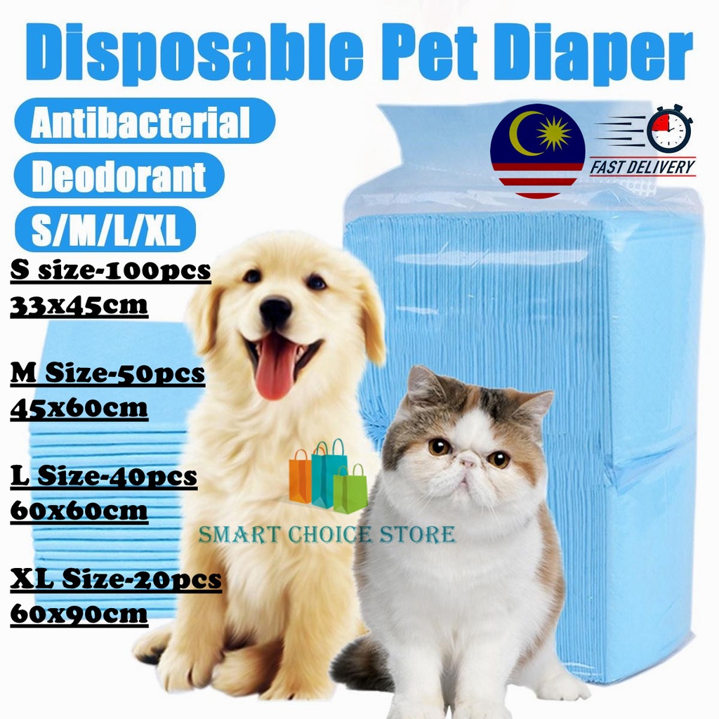 Super Absorbent Pet Diaper Dog Training Pee Pads Disposable Pet Toilet ...