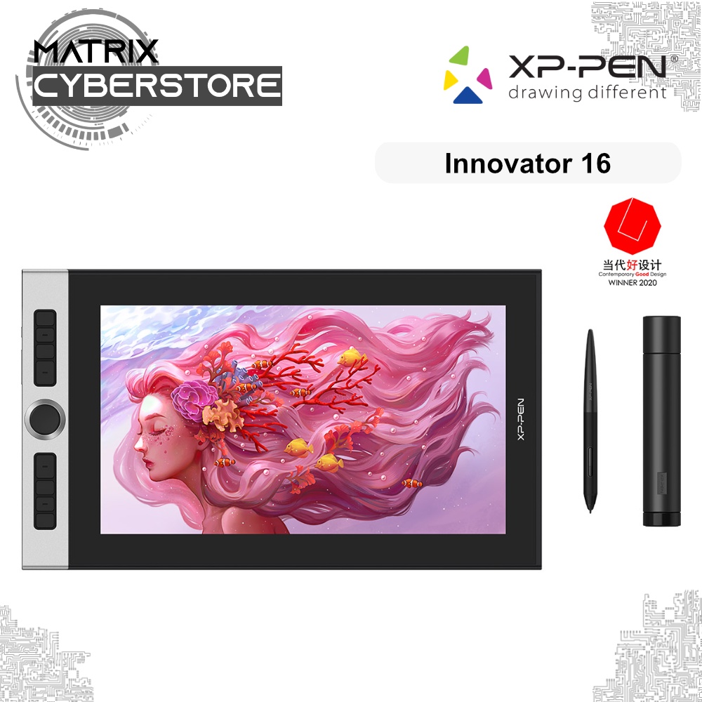 XP-Pen Innovator 16 Fully Laminated Drawing Display Tablet - Full HD ...