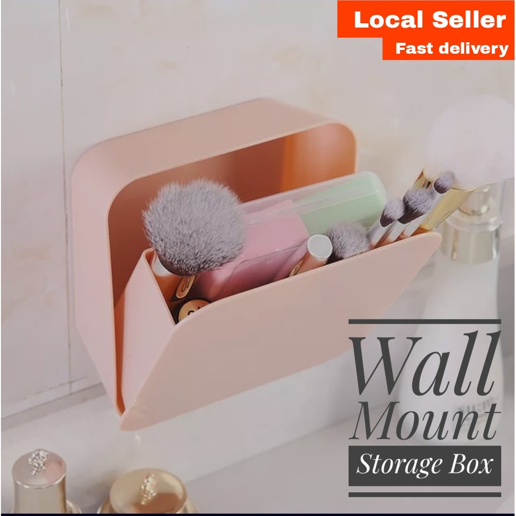 (CLEARANCE) (LOCAL) (READY STOCK) Multipurpose Wall Mount Storage Box ...