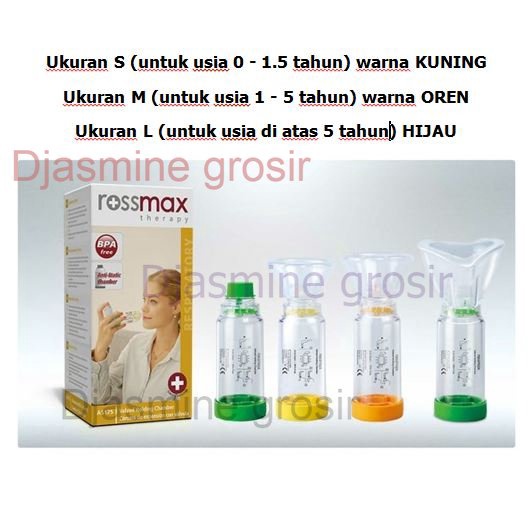 Rossmax Aerospacer Aerochamber AS175 Funnel Asma Aero Spacer Chamber ...