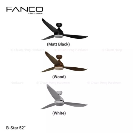 Fanco B-Star Ceiling Fan (52") | Shopee Singapore