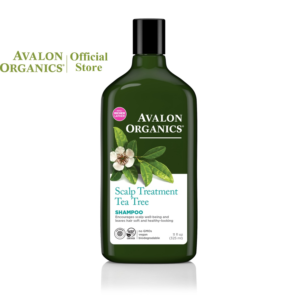 Avalon Organics Tea Tree Scalp Treatment Shampoo 11oz/32oz | Shopee Singapore