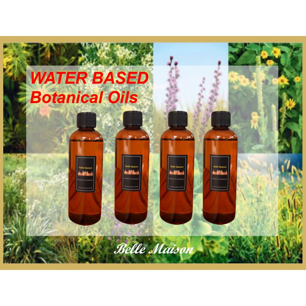 [SG Stocks] 500ml Water Based Botanical Oil for Reed Diffuser Humidifer ...