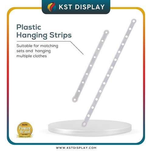 Hanging Strip Plastic Transparent Hanger Connecter Clothes Pants ...