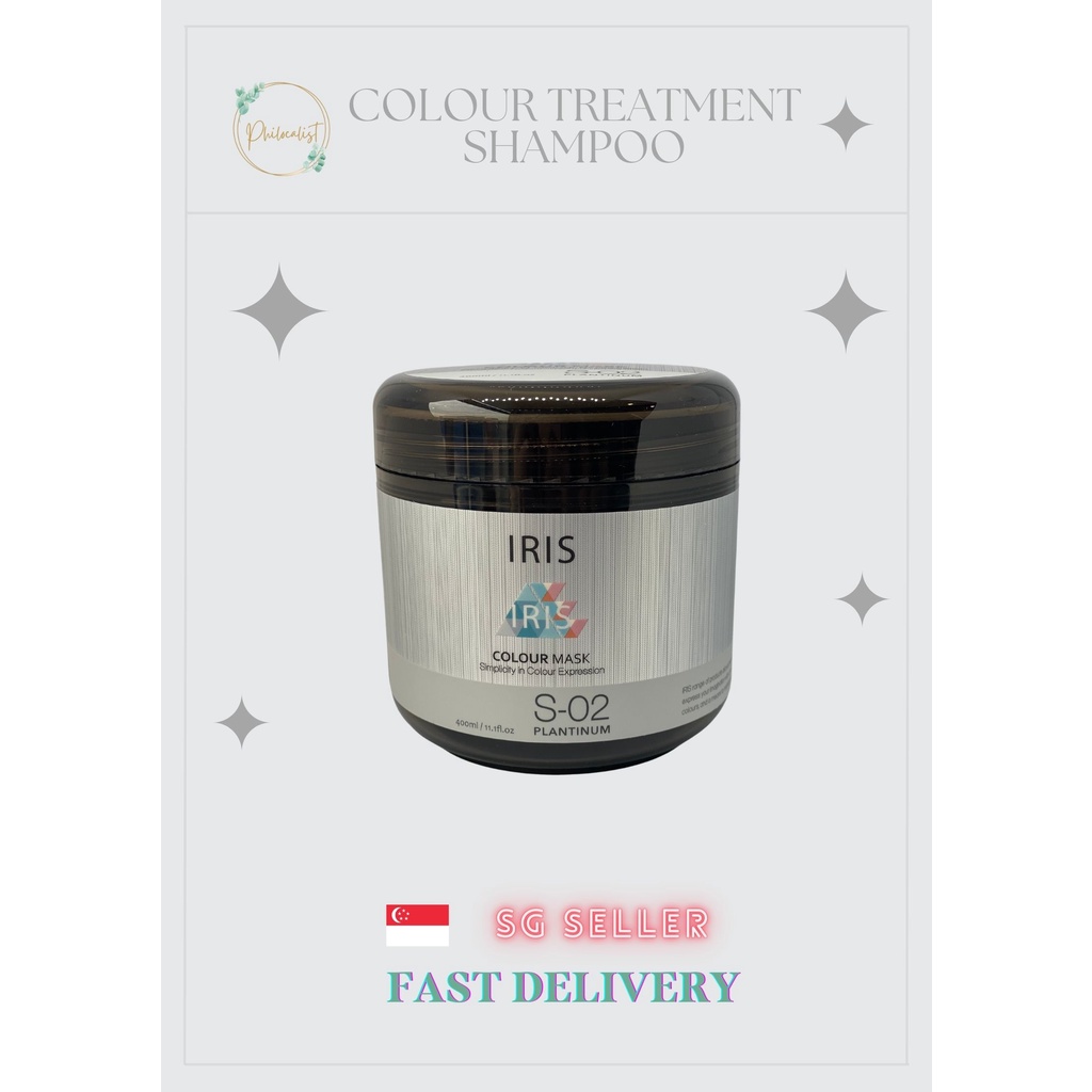 Iris platinum colour hair mask, colour shampoo, hydrating hair, soft ...