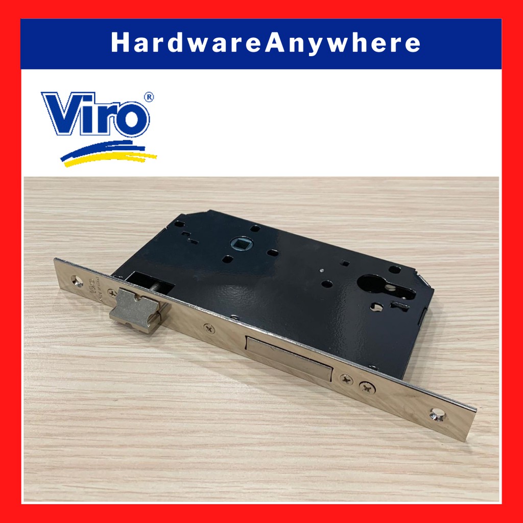 VIRO Mortise Lock Latch and deadbolt 70mm - Nickel Plated Steel ...