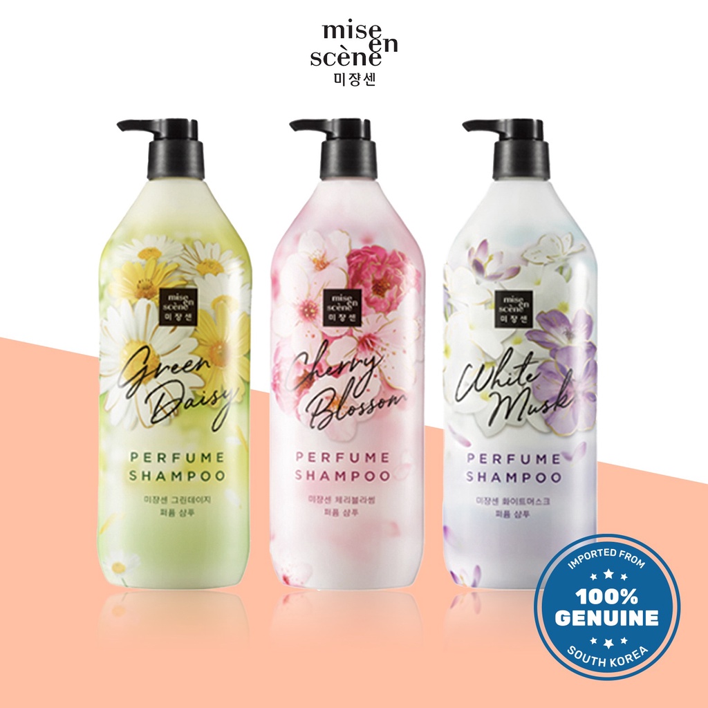 Mise En Scene Perfume Shampoo & Conditioner Rinse 1100ml (White Musk ...