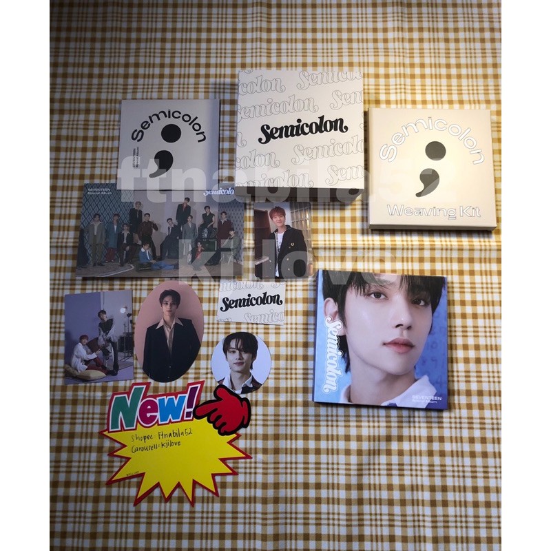 SEVENTEEN SEMICOLON JOSHUA COVER OFFICIAL ALBUM | Shopee Singapore