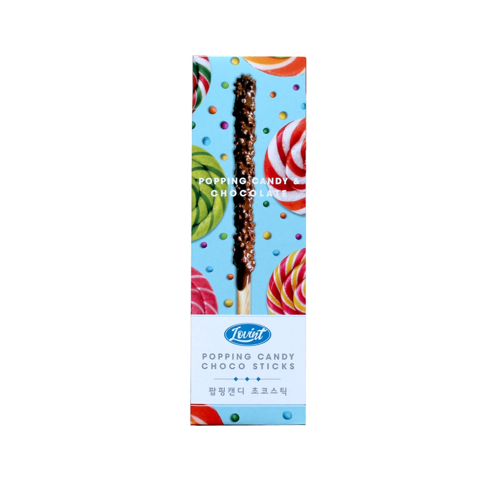 Lovint Choco Stick Popping Candy 54g - PMXD | Shopee Singapore