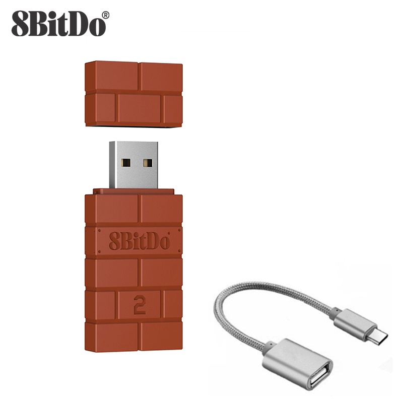 8BitDo USB Wireless Adapter 2 for Windows Mac Raspberry Pi Switch ...