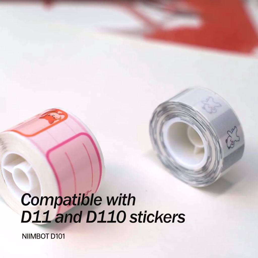 Niimbot D101 Large Size Label Printer Inkless Printer Thermal Label ...