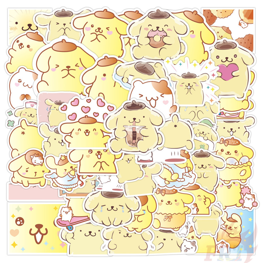 50Pcs/Set Pom Pom Purin Series 03 Stickers DIY Fashion Mixed Waterproof ...