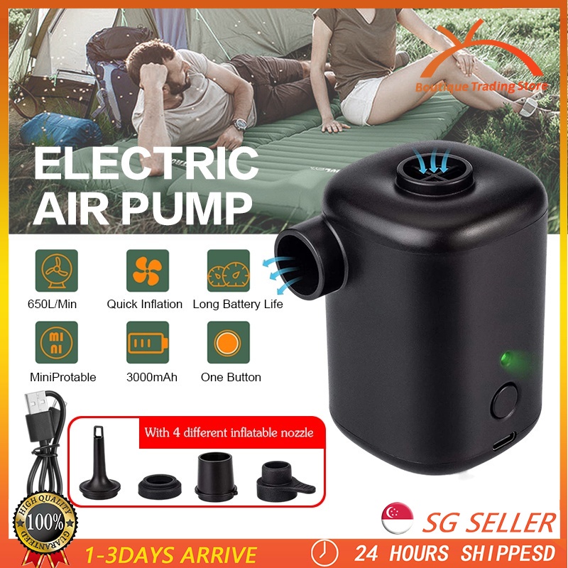 Rechargeable Wireless Portable Air Inflatable Pump AC Electric Air Pump ...