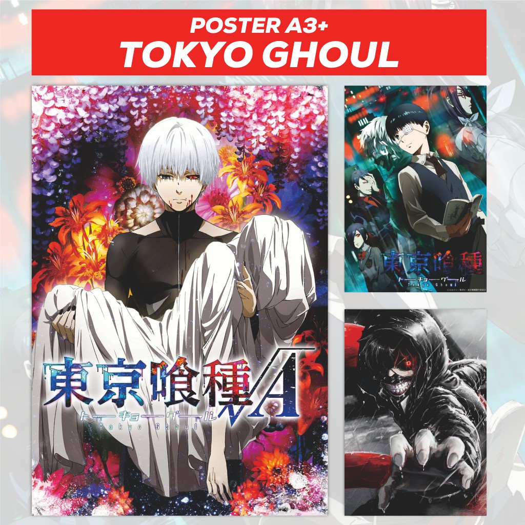 Tokyo Ghoul Anime Kaneki Ken Sasaki Haise Poster - A3+ Size | Shopee ...