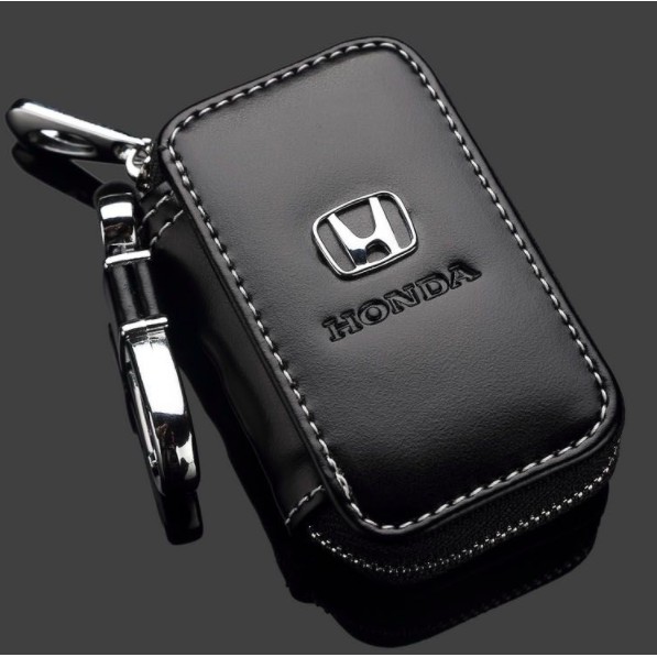 Honda Car Key Pouch / Key Chain / Key Holder Leather (Type D) | Shopee ...