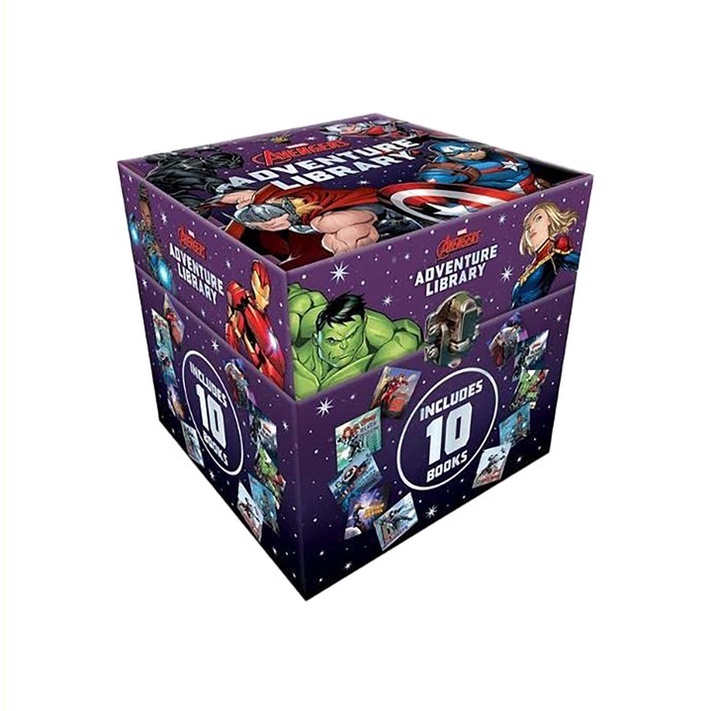 Marvel My Little Library Book Set Box With 10 Storybooks For Kids ...
