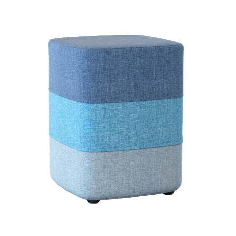 Dressing Stool Fabric Round Stool Home Change / Solid wood shoe ...